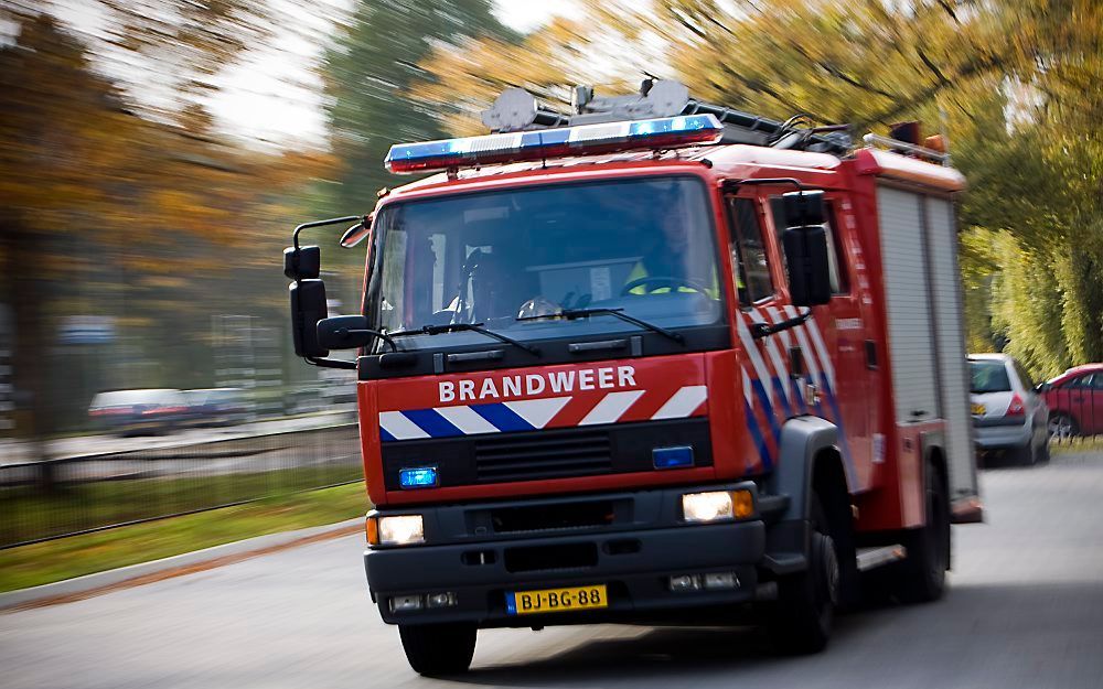 Brandweer Weert helpt bij brand in België