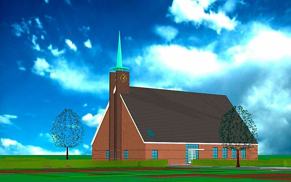 Eerstesteenlegging kerkgebouw hhg Schoonrewoerd