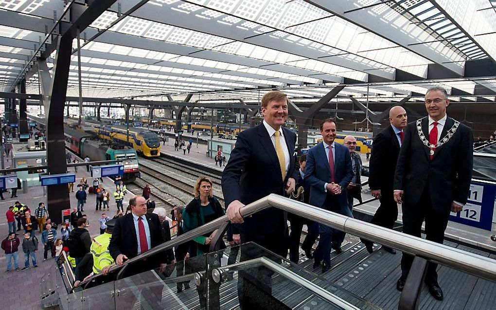 Koning opent nieuw Rotterdam Centraal