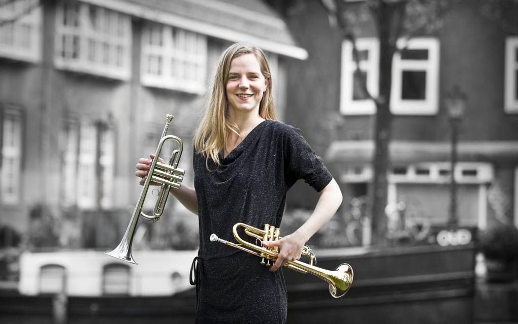 Trompettiste Laura Krale als kind gegrepen door fanfare op straat