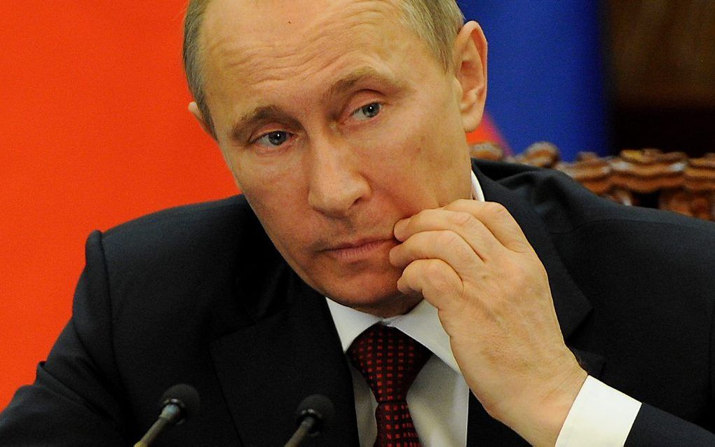 Tegenstander Poetin ontdekt microfoon