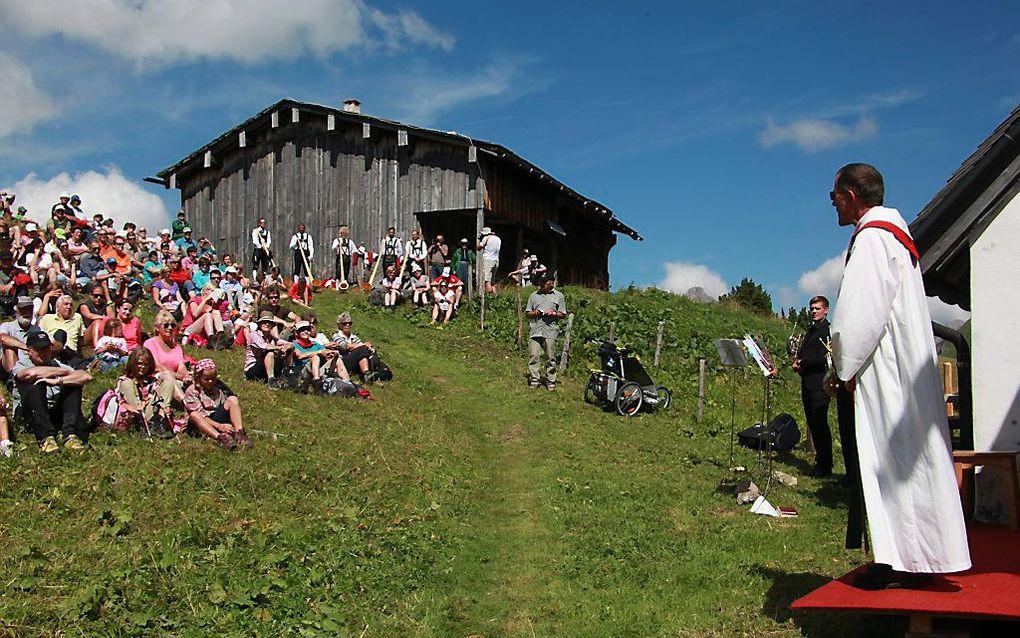 Friso herdacht tijdens bergmis in Lech