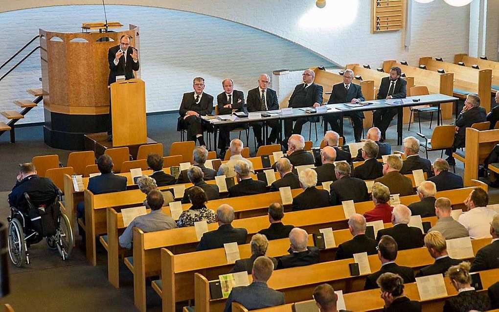 Ds. Rijken op mannendag HHK: Heilsgeschiedenis vormt gouden draad Schrift