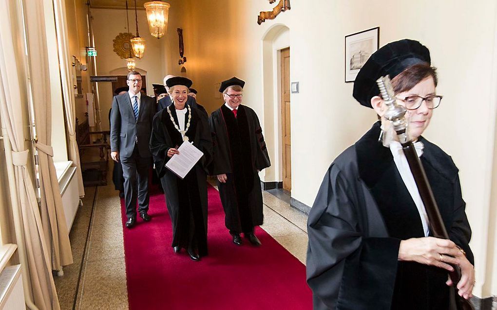 Prof. J. Hoek neemt afscheid als bijzonder hoogleraar (fotoserie)