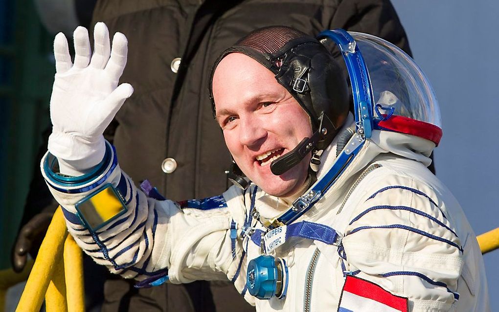 Astronaut André Kuipers terug op aarde