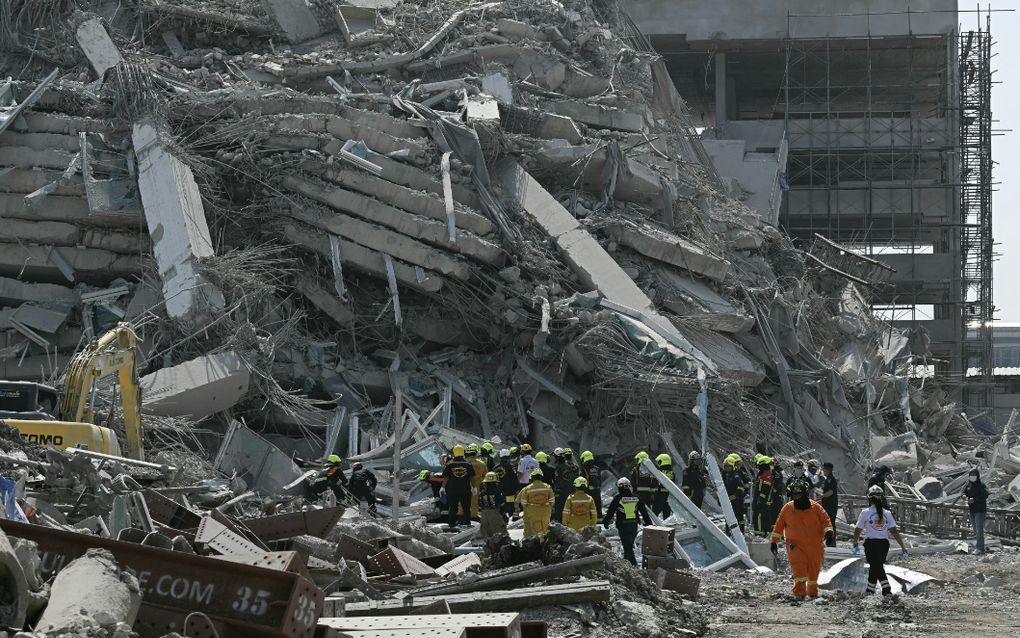 Zeker 1000 doden door aardbeving in Myanmar