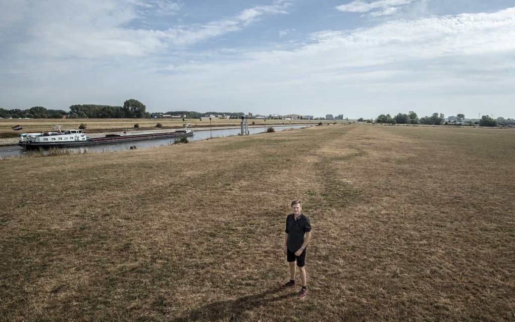 Droogte legt oude loopgraven bloot