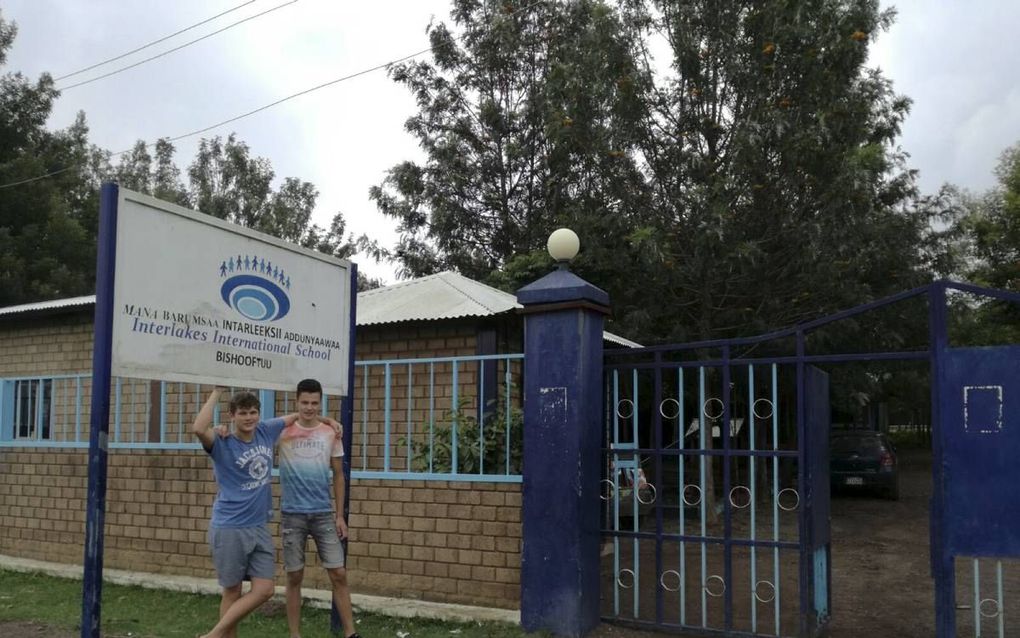 Straf in Ethiopië: in de hoek, de handen omhoog