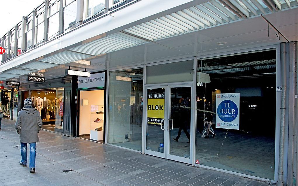 Leegstand van winkels in stadscentra zal sterk toenemen