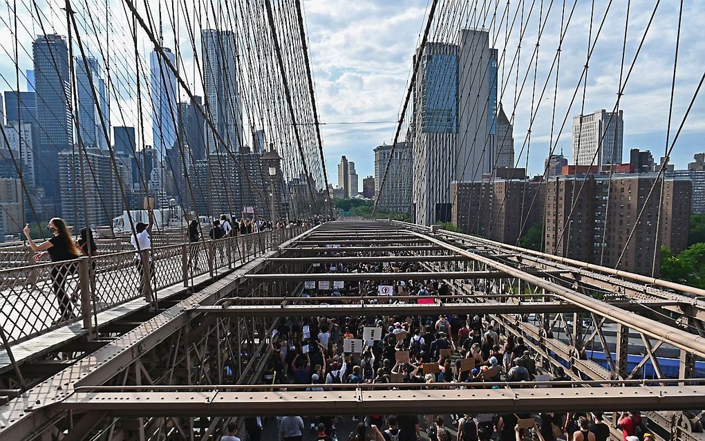 Protesten tegen racisme in New York ondanks avondklok