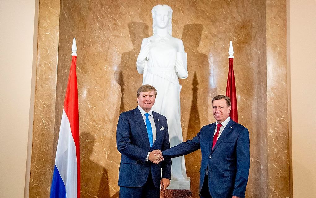 Vaartocht voor Koning in Letland