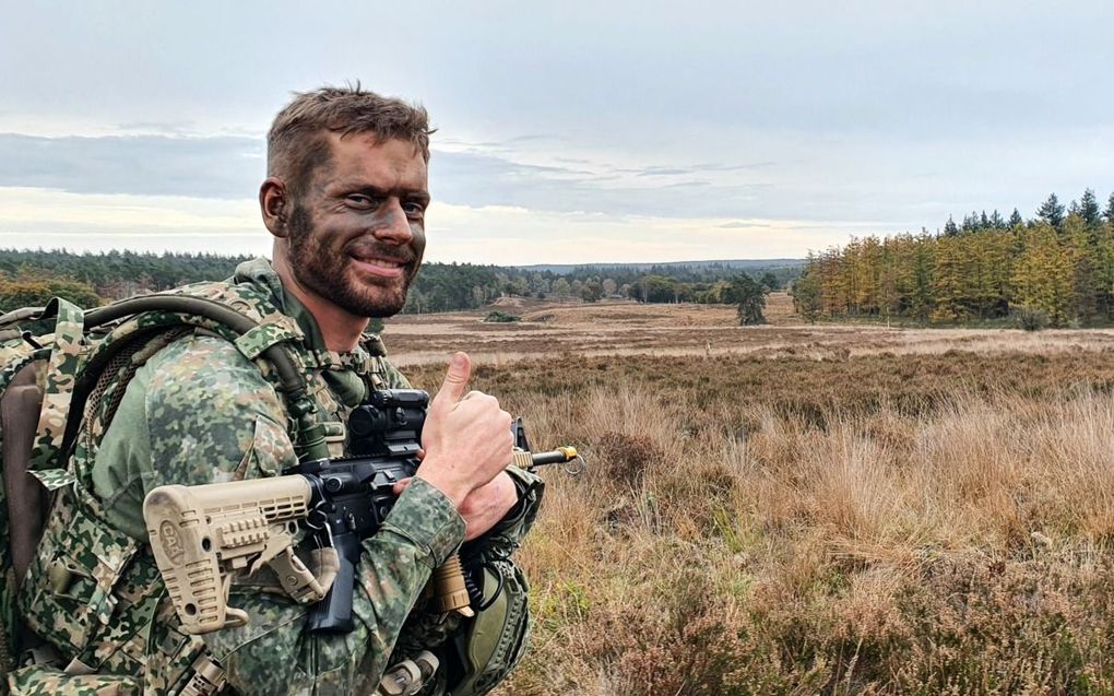 Reservist Marijn van Maldegem (24) leeft als burger, maar staat paraat ...