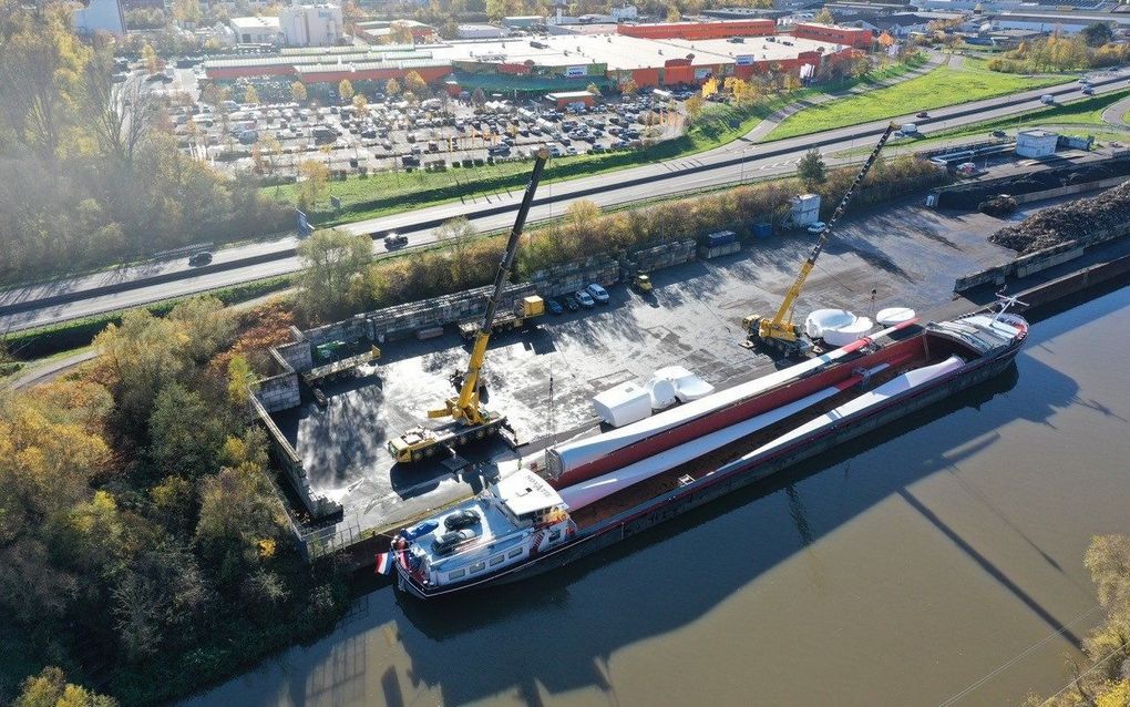 Mooi schoon vrachtje windmolenwieken