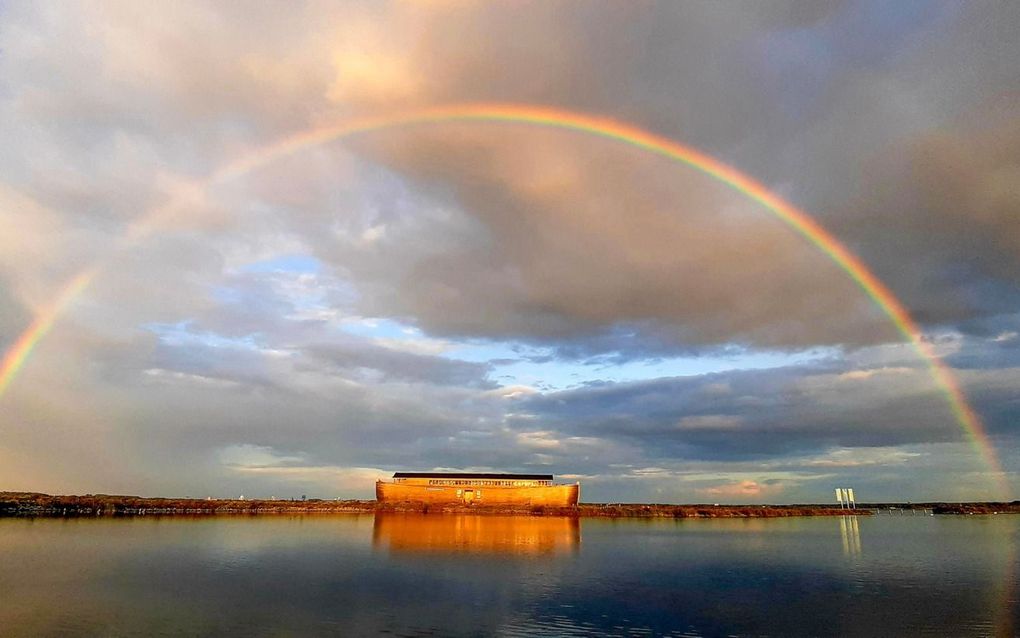 De regenboog boven de ark