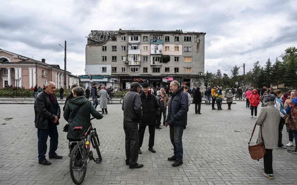Russische leger beschadigt Oekraïense stuwdam Russische leger beschadigt Oekraïense stuwdam