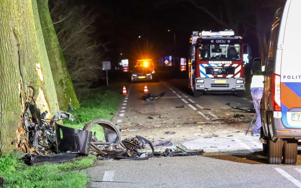 Vier mannen omgekomen door eenzijdig ongeval in Friese Jirnsum