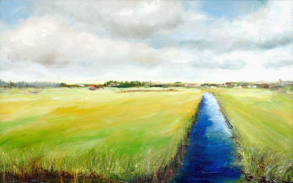 Geïnspireerd door Monet de schepping schilderen