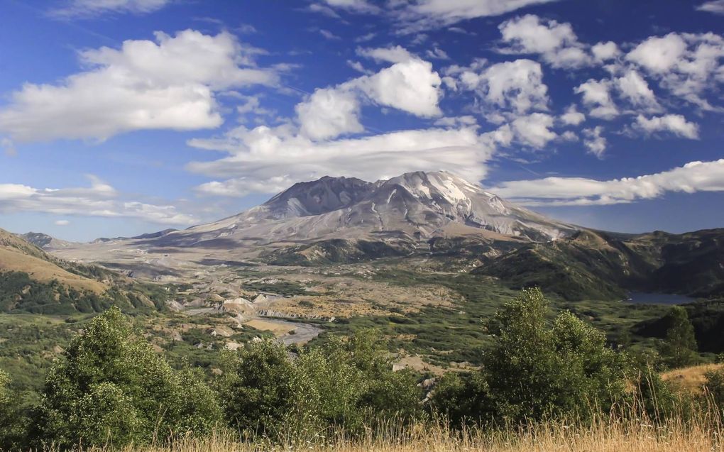 Eruptie Mount Saint Helens zondvloed in het klein