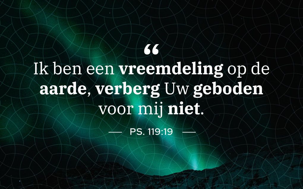 Meditatie: Vreemdeling