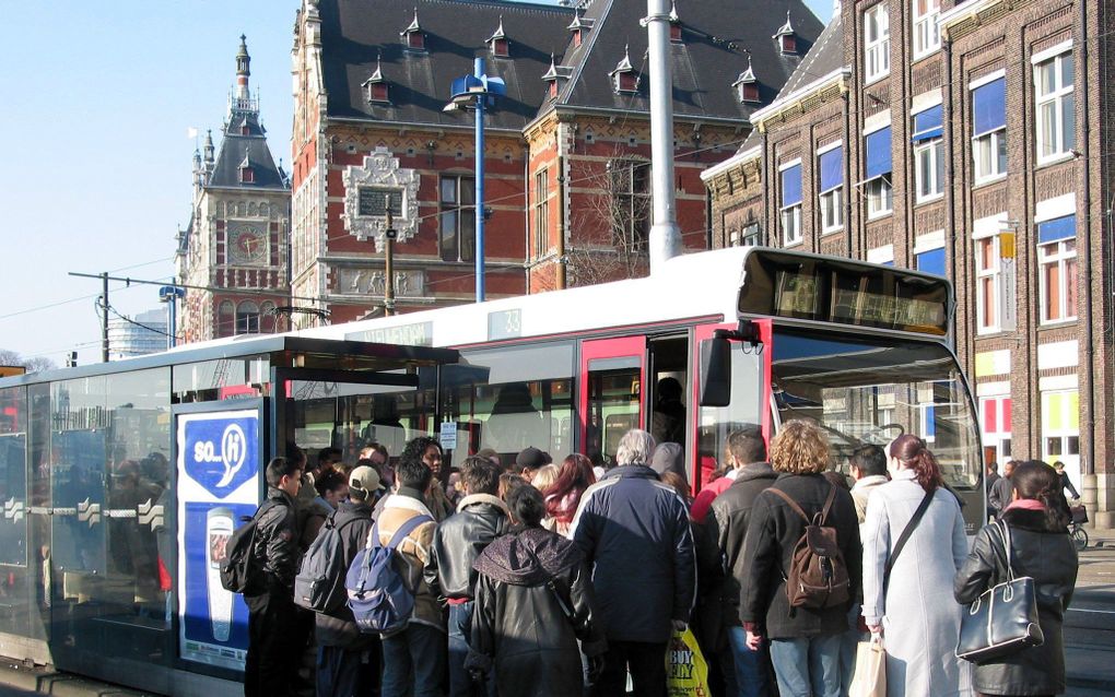 GVB houdt openbaar vervoer in Amsterdam