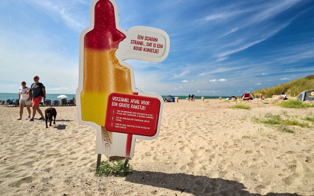 Strandtent Ouddorp compleet verloren door brand