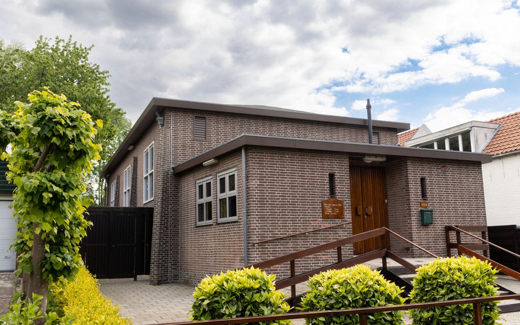 Kerkje van oud gereformeerde gemeente in Nederland aan Bermweg in ...