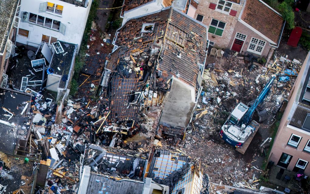Geen slachtoffers onder puin na explosie Utrecht