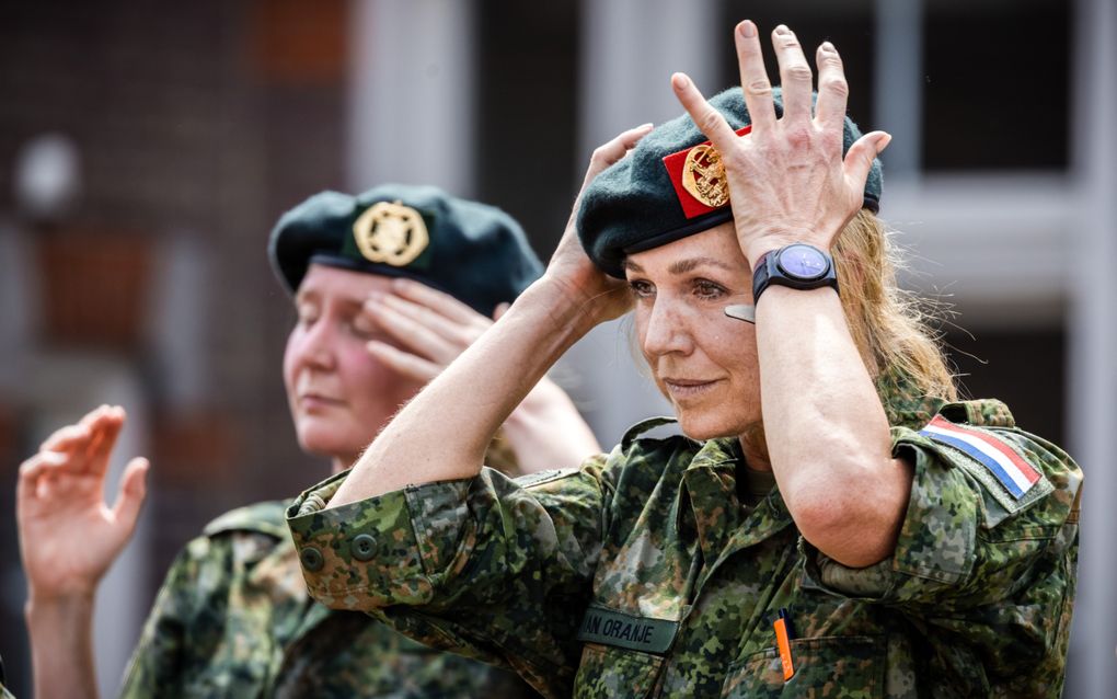Koningin Máxima krijgt baret
