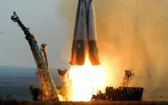 André Kuipers op weg naar ruimtestation