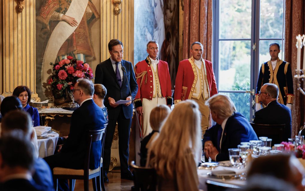 Wereldleiders dineren in Huis ten Bosch, koning Willem-Alexander en NAVO-chef Rutte houden toespraak