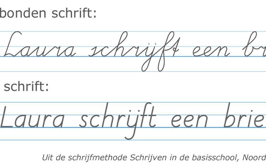 Moeten kinderen nog aan elkaar leren schrijven?