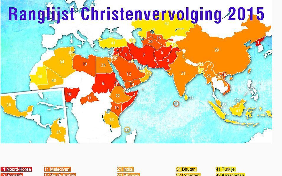 Christenvervolging neemt wereldwijd toe
