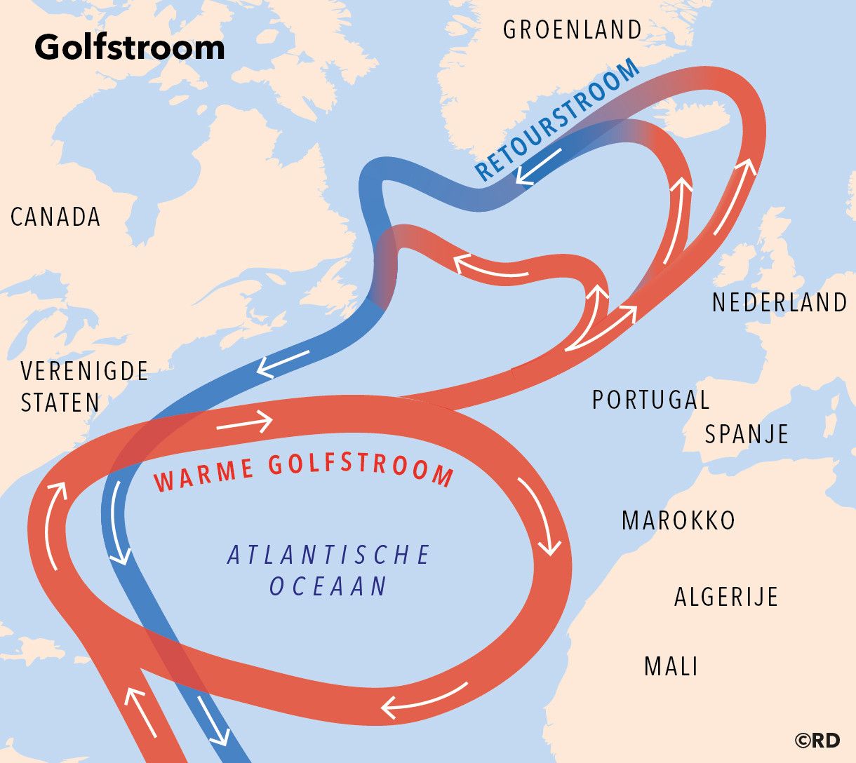 Als Golfstroom stilvalt, verandert klimaat in Nederland ingrijpend
