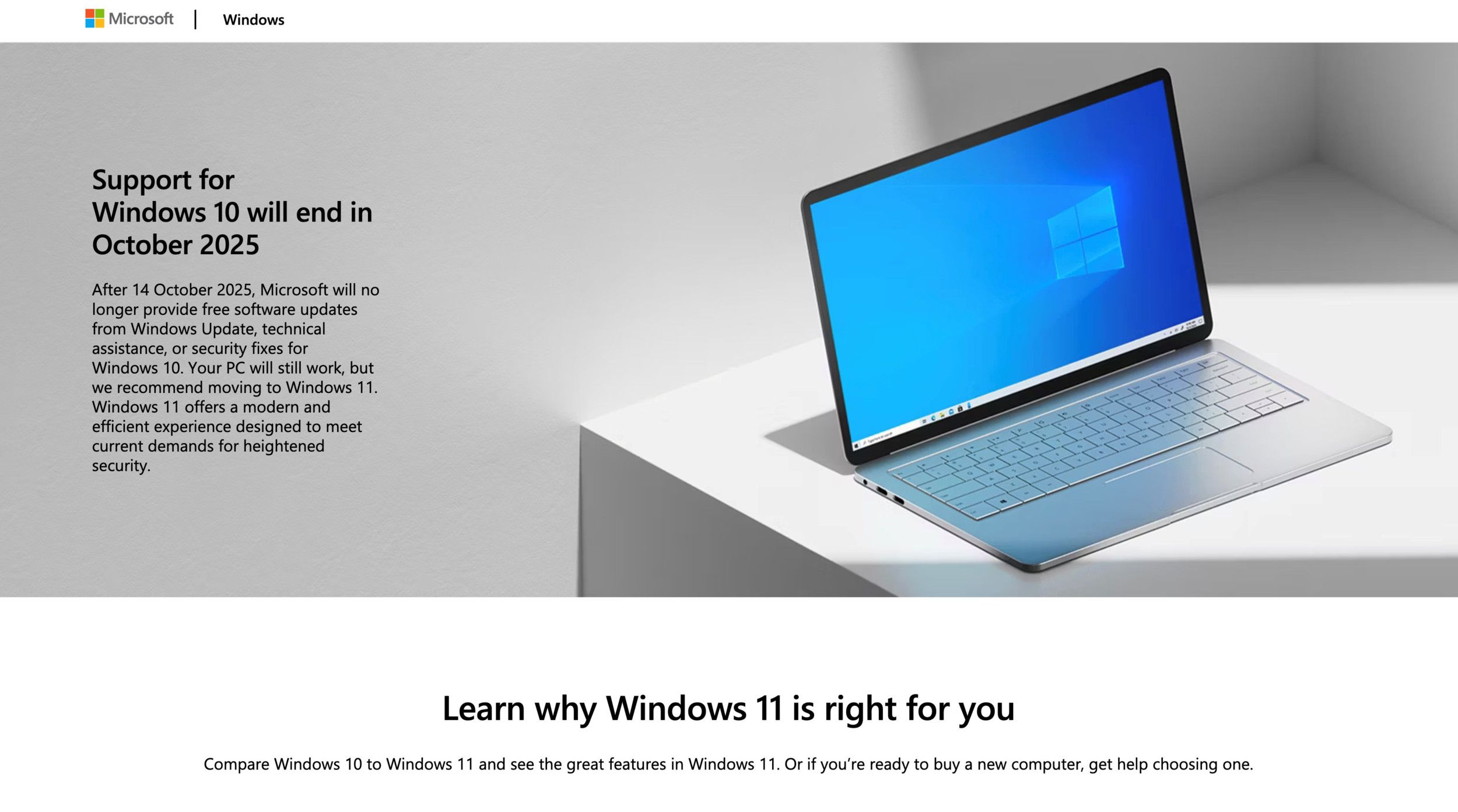 Microsoft stopt met ondersteuning van Windows 10, wat nu?
