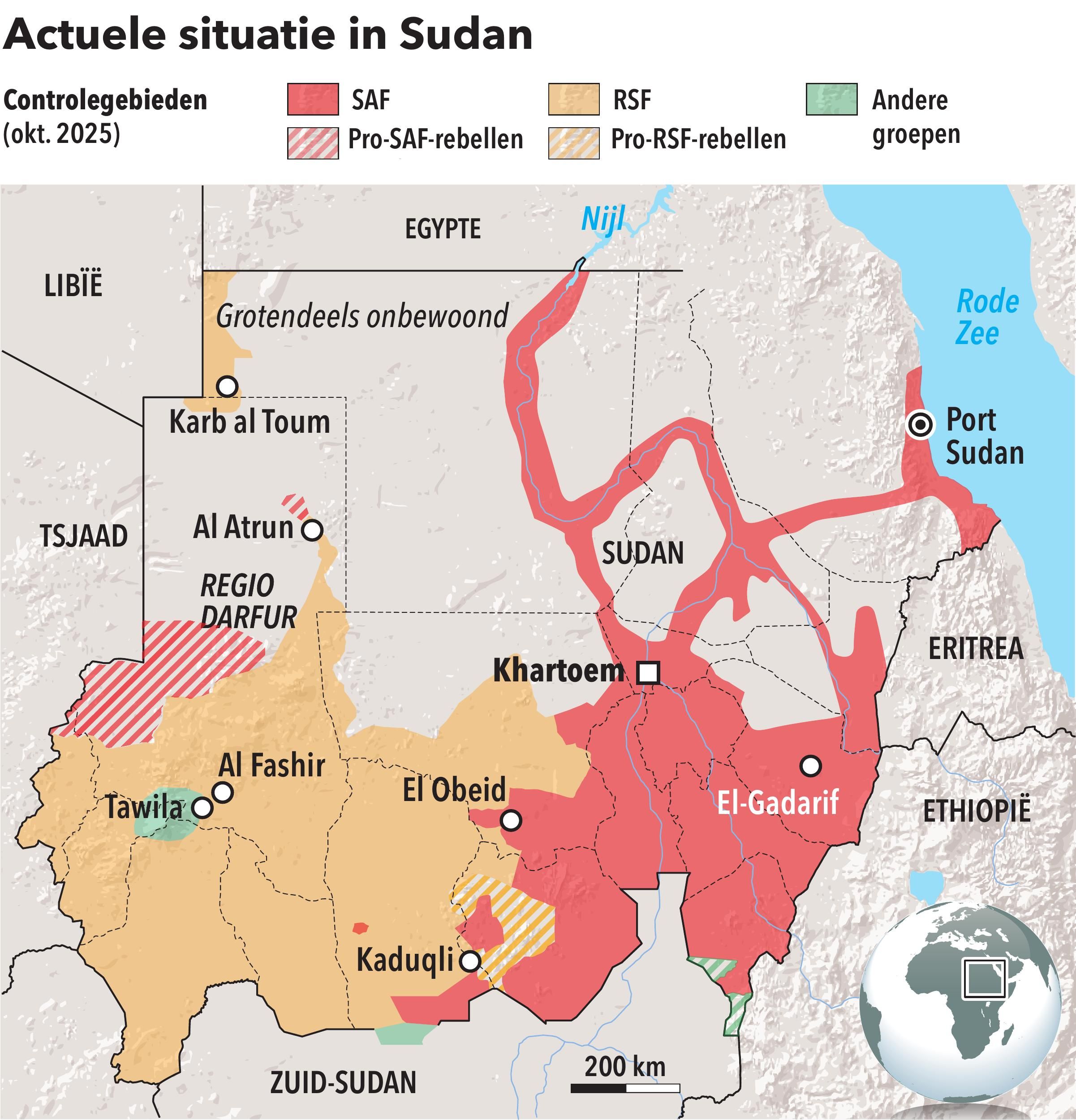 Edwin Visser (ZOA) bezocht Sudan: „Het land is kapotgeschoten, mensen ...