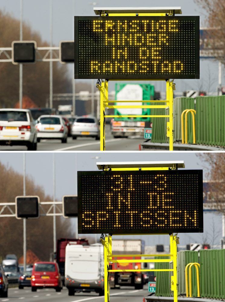 Amber Alert ook op matrixborden snelweg
