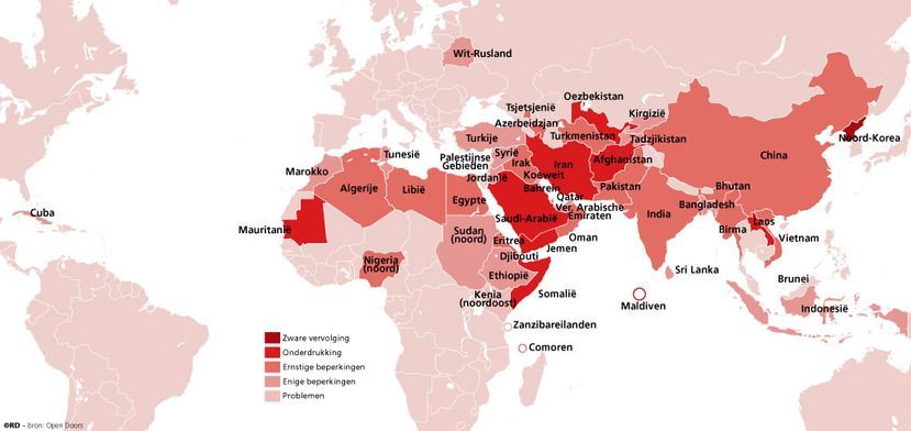 Noord-Korea weer bovenaan lijst christenvervolging